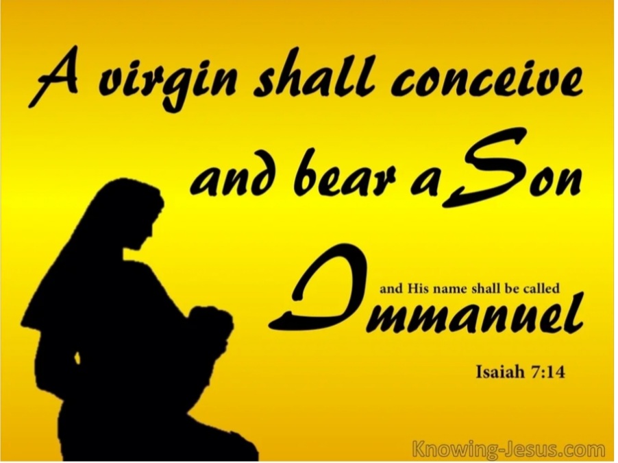 The Immanuel Prophecy… – SB SALT AND LIGHT MINISTRIES